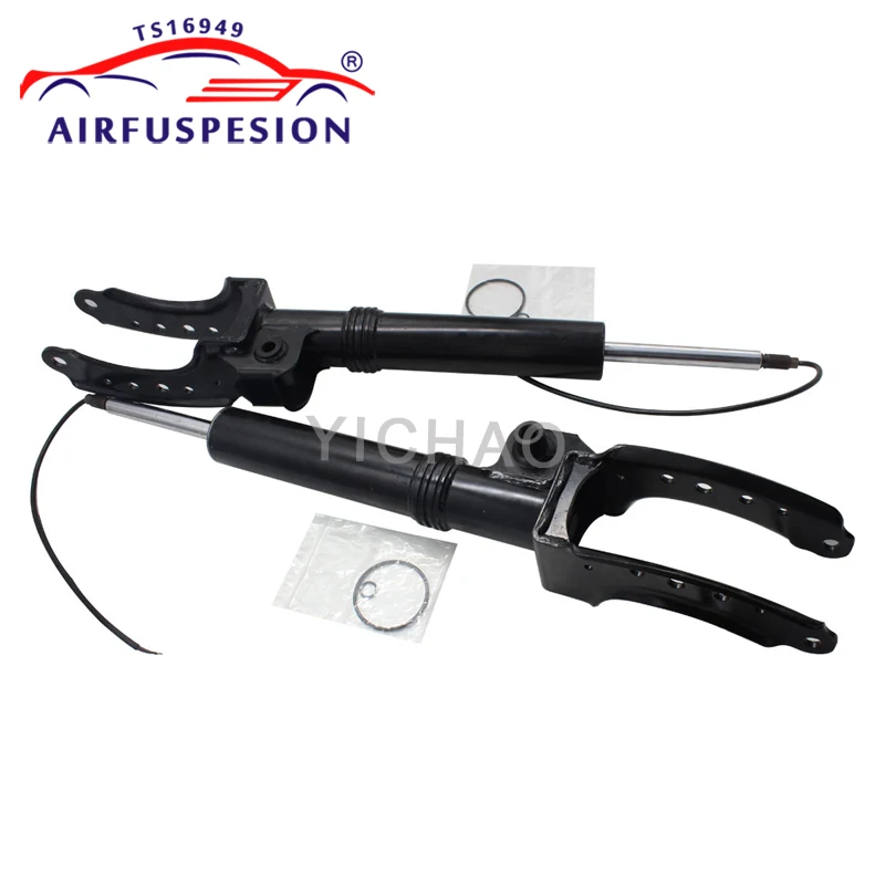 Pair Front Air Suspension Shock Absorber For Audi Q7 VW Touareg Porsche ...