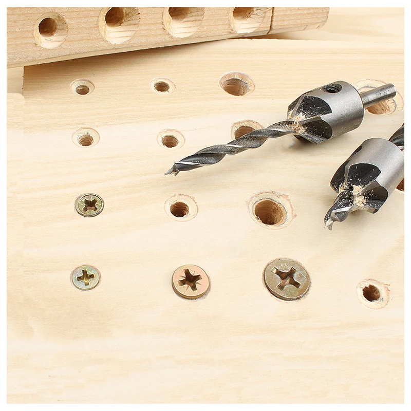 Ensemble de forets à fraiser YWEI 8mm-Ronde avec mèches coniques ...