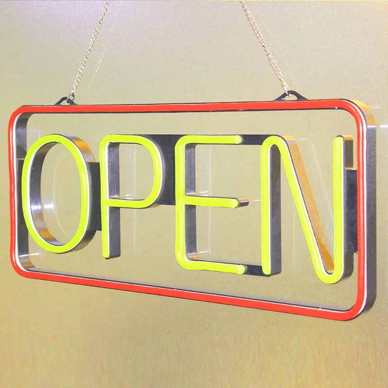 World-deco Electronic Signs High Brightness Flashing Light Up Led Neon ...