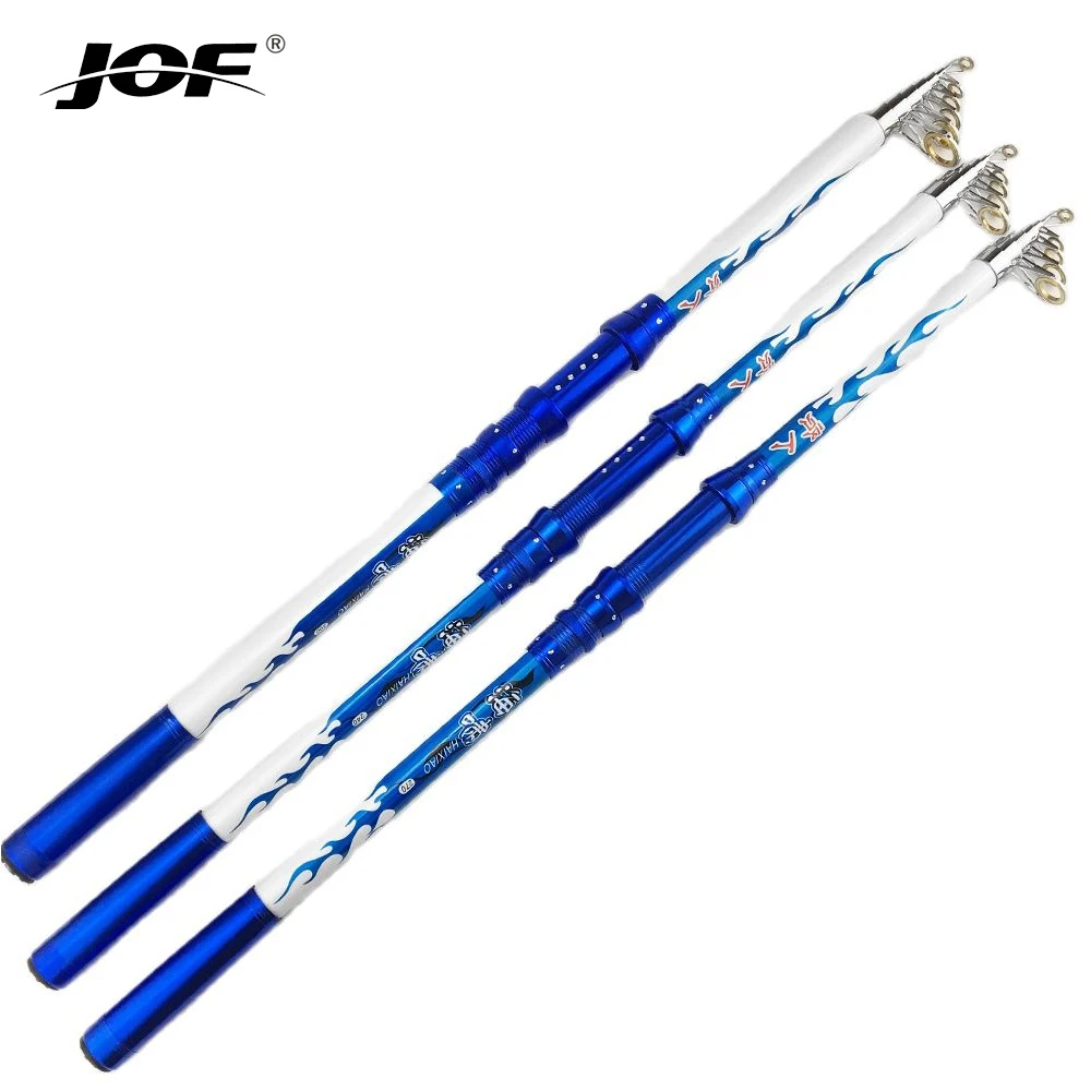 Siechi vara de pesca telescópica portátil, alto desempenho, vara de ...