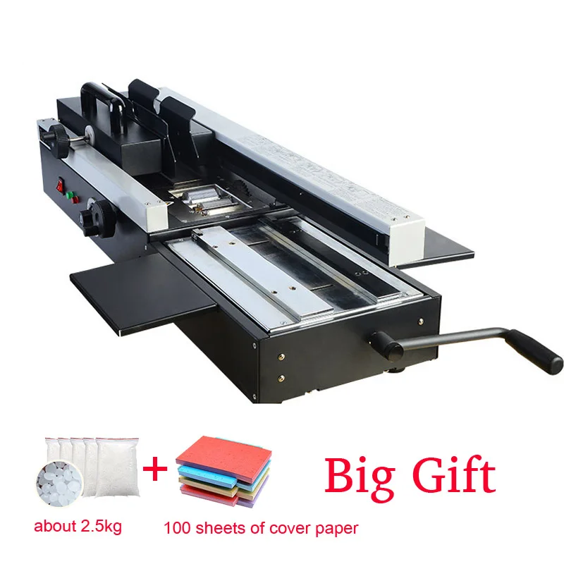 460A-Hot-Glue-Binding-Machine-A4-Hot-Melt-Crease-Automatic-Book-Binding ...