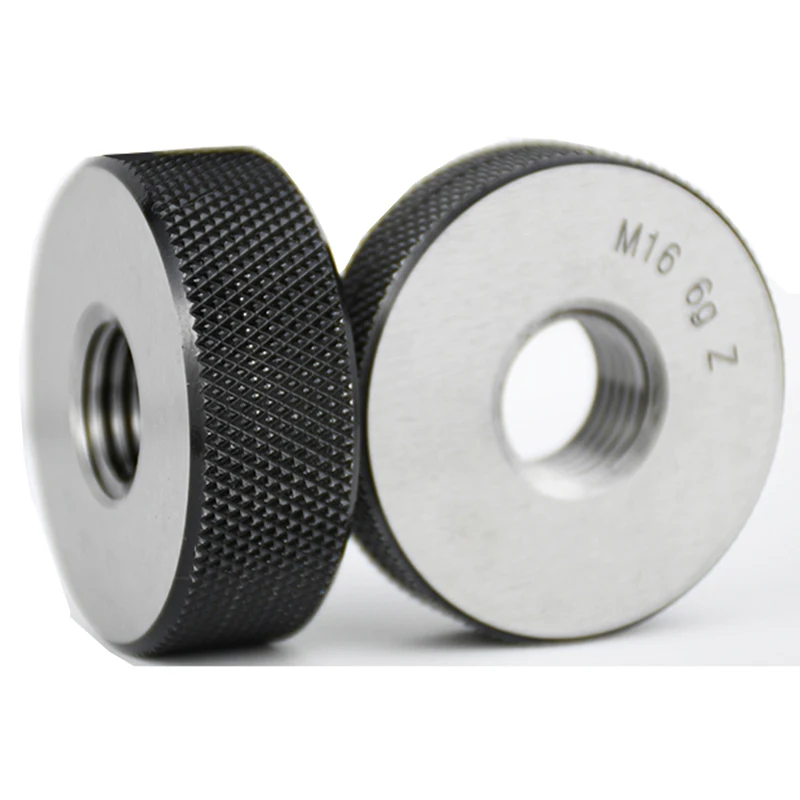 2pcs-set-Thread-ring-gauge-GO-NO-GO-Gage-Metric-Gauge-6g-M6-M14-M16 ...