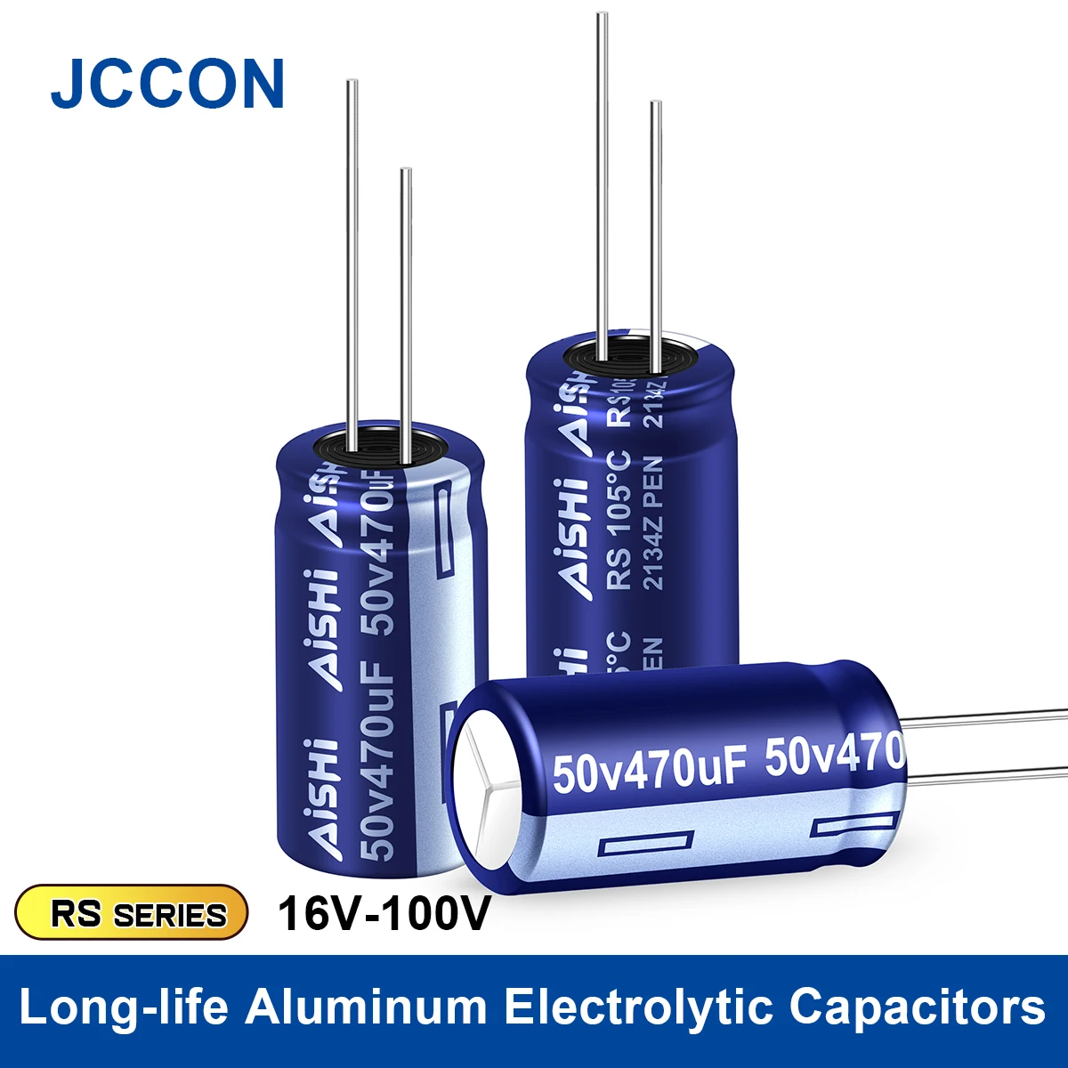 20Pcs AISHI Aluminum Electrolytic Capacitor High Frequency Low ESR Capacitors 16V 25V 35V 50V ...
