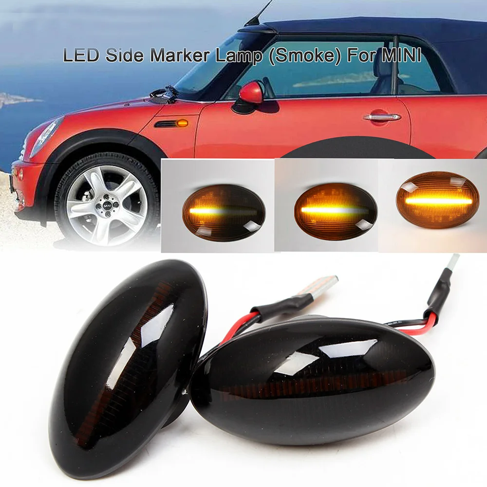 2pcs For Mini Cooper R50 R53 2002-2006 Flowing Water Indicator For Mini ...