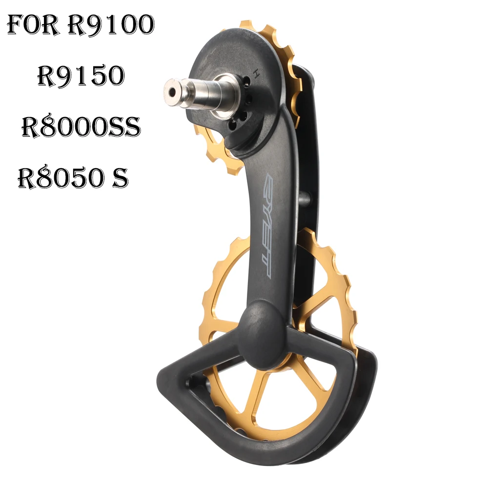 Accessoire vélo,Système de roue de poulie à roulements céramiques ...