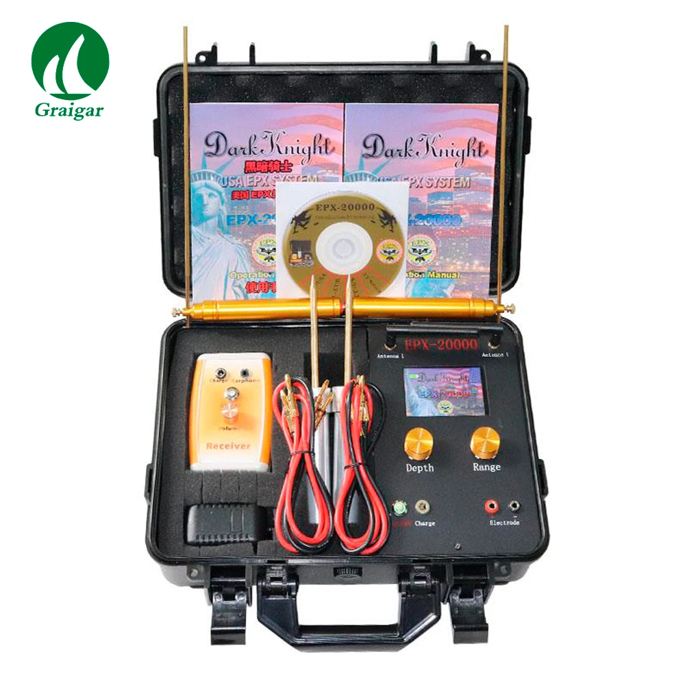 Touch Color Lcd Epx20000 Digital Frequency Radar Remote Metal Detector ...