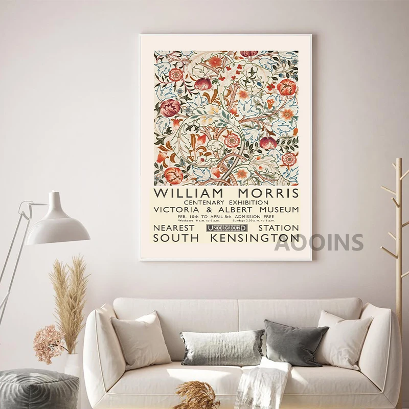 Art & Collectibles Prints SouthandArt Modern Wall art William Morris ...