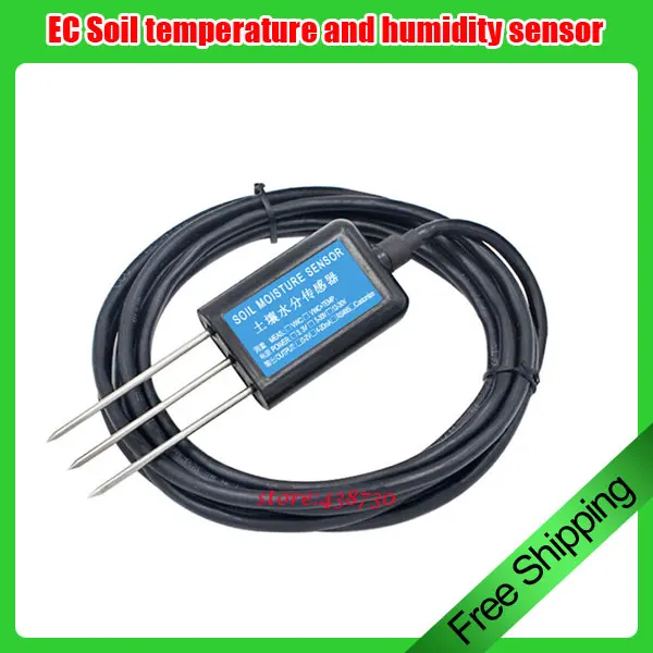 Soil Temperature And Humidity Sensor/moisture Conductivity Detector For ...