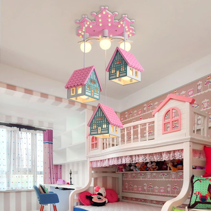 Children-kids-bedroom-decor-led-lights-for-room-indoor-chandelier ...