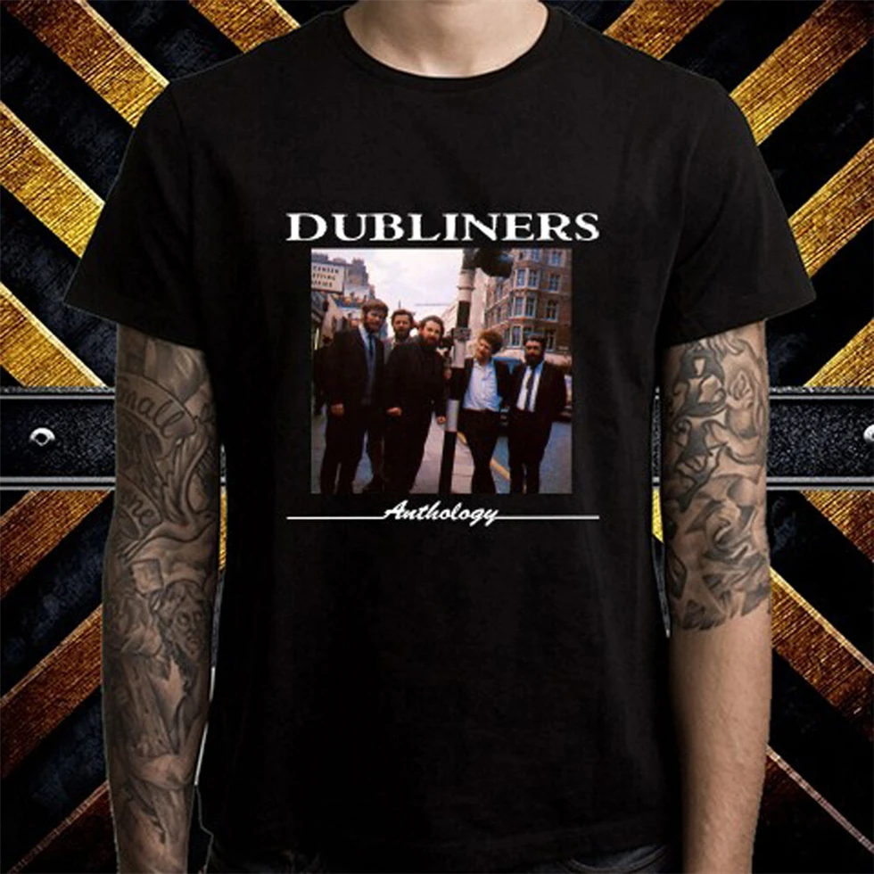 The Dubliners Anthology Album Cover Mens Black T Shirt Size S M L Xl ...