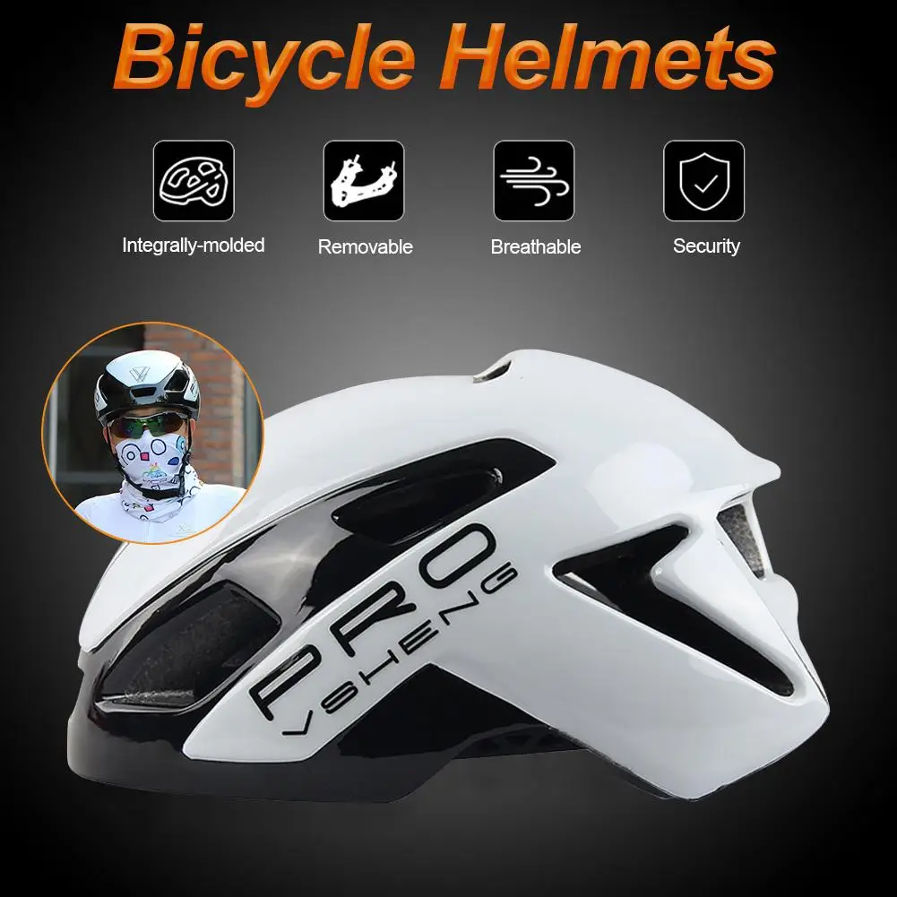 PRO-Bicycle-Helmet-Cycling-Safe-Helmet-Integrated-Adjustable-Breathable ...