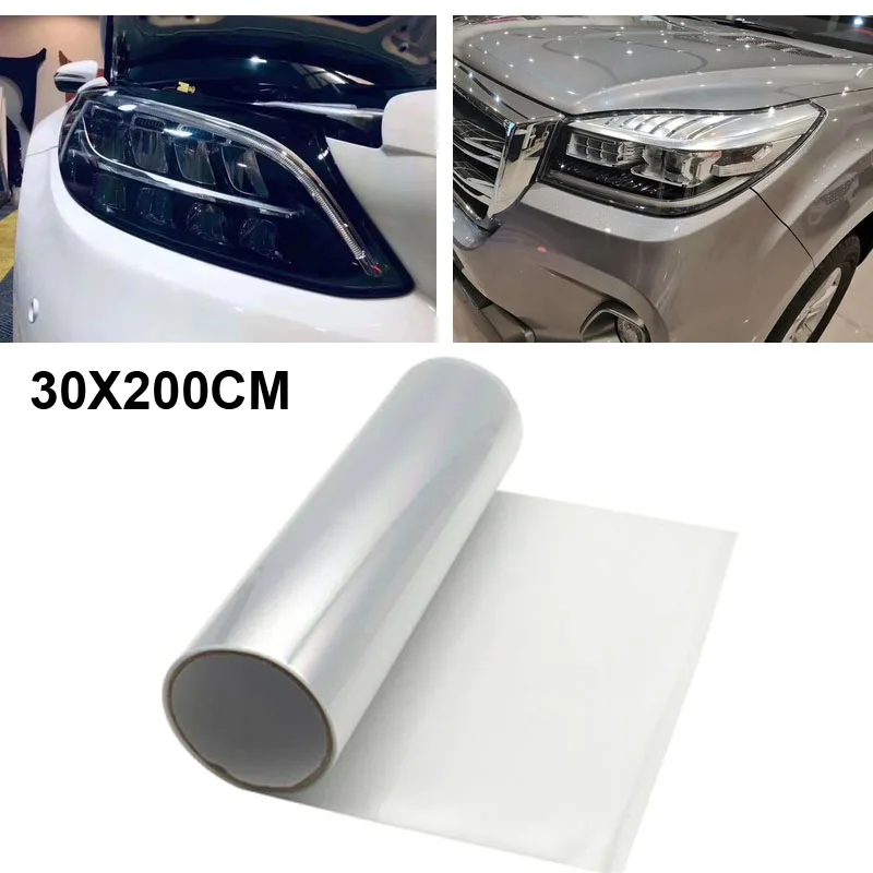 30cm Car Transparent Light Protector Film Bumper Hood Paint Protection ...