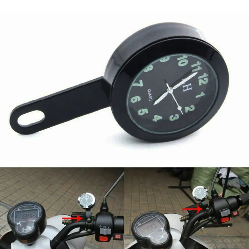 Motorcycle-Mount-Clock-Motorbike-Handlebar-Mount-Waterproof-Dial-Clock ...