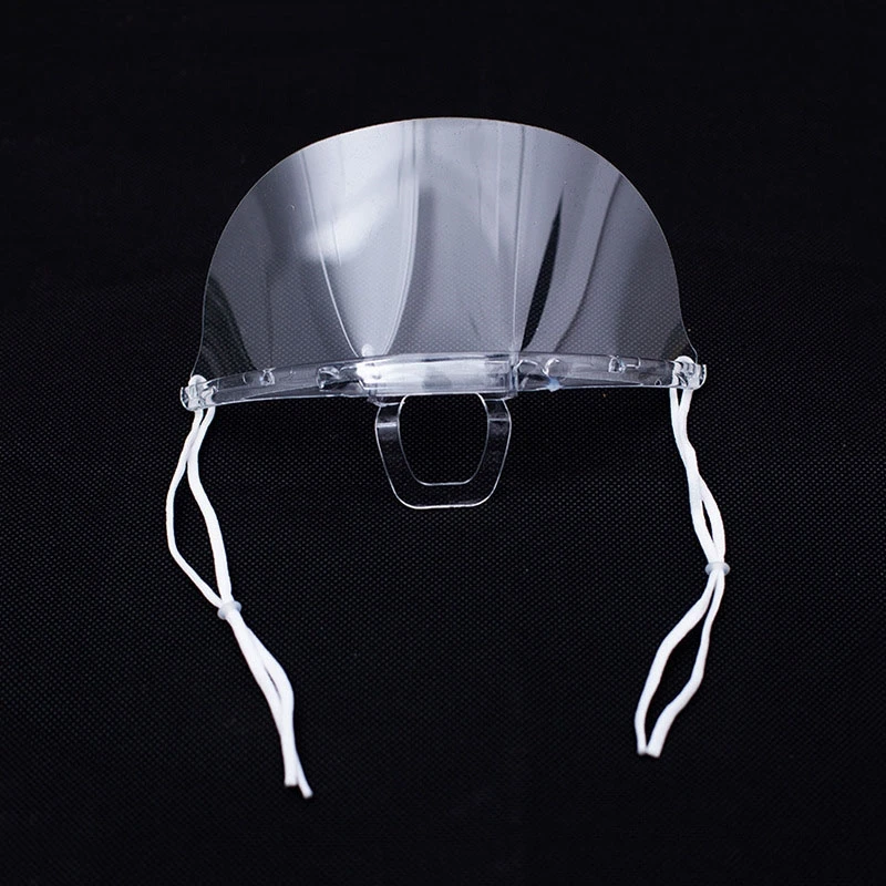 10Pcs Reused Transparent Anti fog Face Mask Plastic Spittle Shield ...