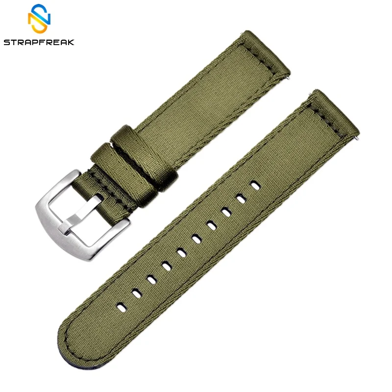 Нейлоновый ремень НАТО Quick Release Sport Canva ремешок для часов 18 ...