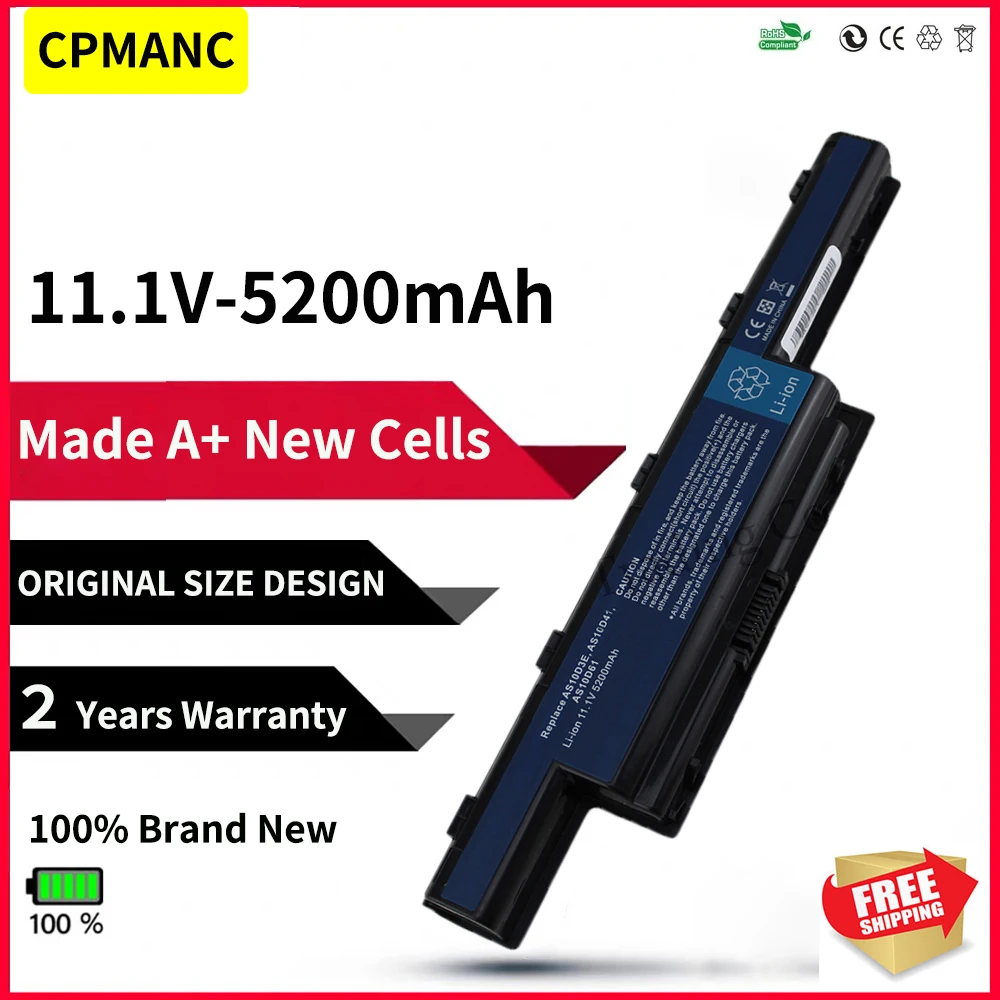 Laptop Battery for Acer Aspire 5336 5342 5349 5551 5560G 5733 5733Z ...