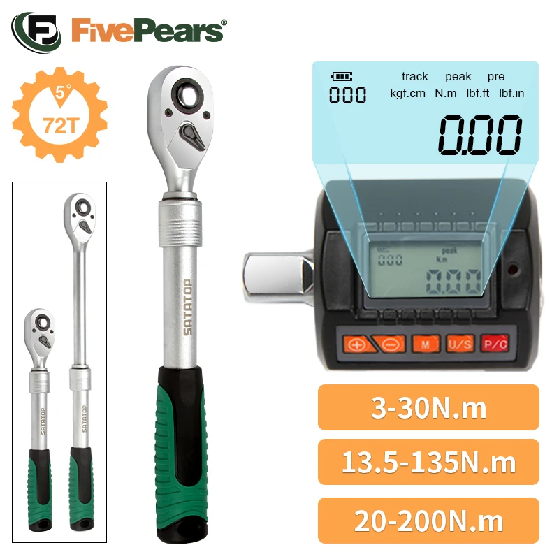 FivePears Ratchet Torque Wrench， Dinamometric Digital Orthodontic ...