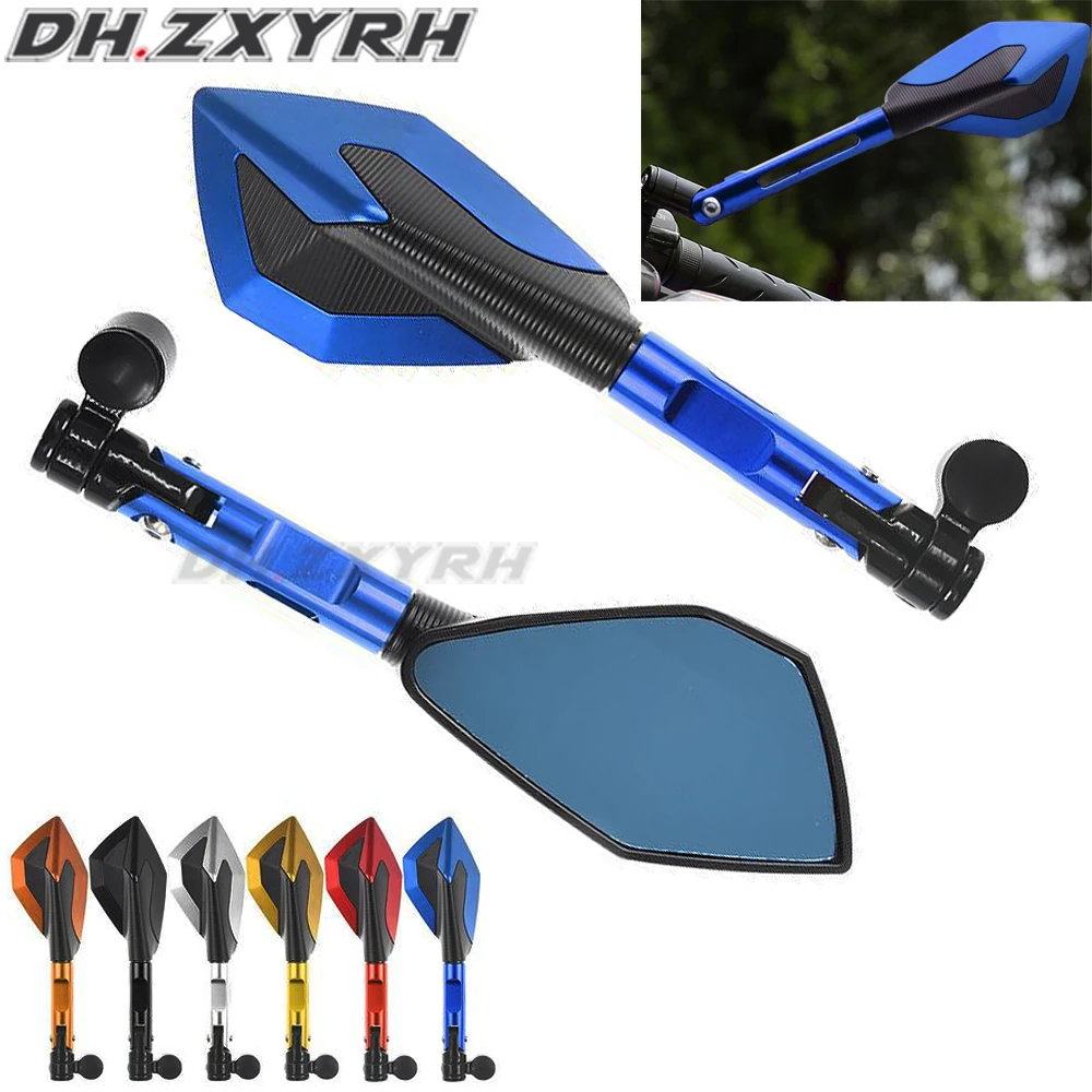 Motorcycle Handlebar Rear View Mirrors Anti-glare Mirror for Yamaha MT ...