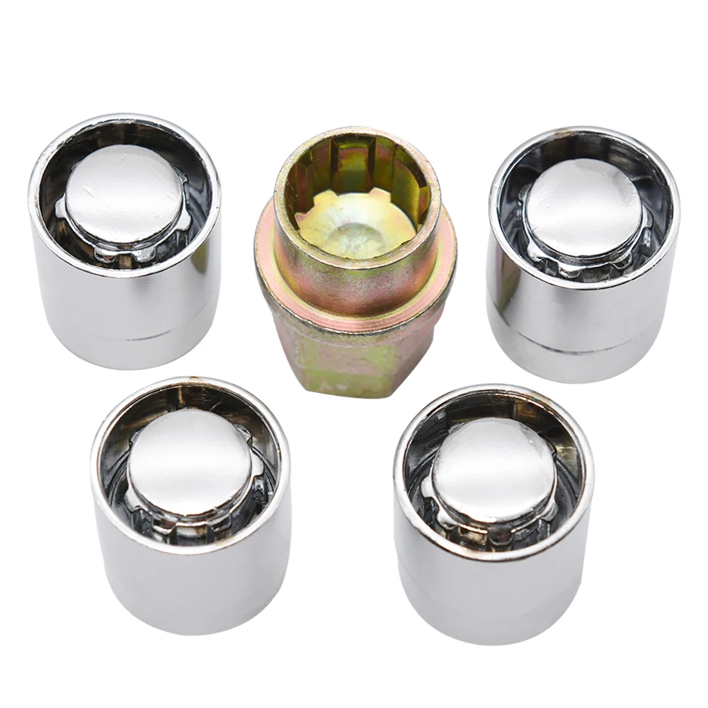 4-Wheel-Nuts-Lock-1-key-M12x1-5-Wheel-Locks-Lug-Nuts-Anti-Theft-For ...
