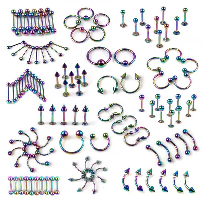 Stainless Steel Lip Labret Ring | Stainless Steel Body Jewelry ...