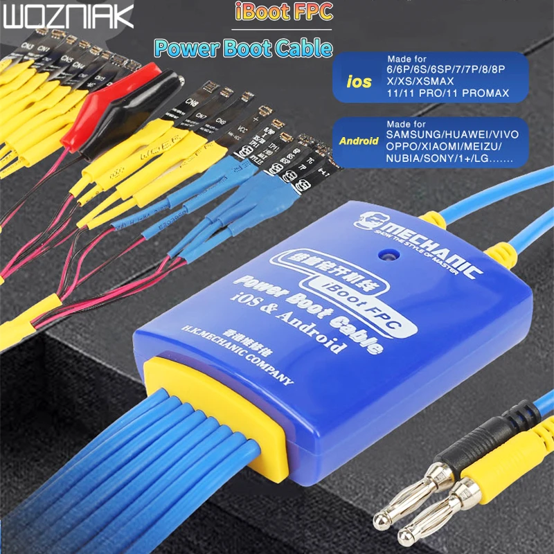 기계공 iBoot FPC 안드로이드 IOS 전원 부팅 제어 라인 휴대 전화 테스트 전원 공급 장치 케이블, 아이폰 화웨이 샤오미 ...