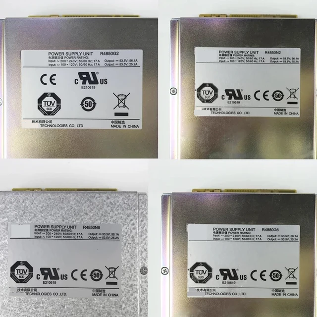 Original PSU For Huawei 48V50A 1U 3000W Switching Power Supply R4850G2 ...