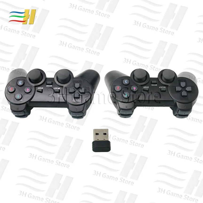 USB Wired gamepad Wireless gamepad 2 player joypad For Pandora box 9d ...
