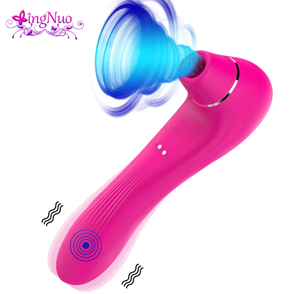 Vibrador de succión de clítoris para mujer, succionador de clítoris de 10 velocidades ...
