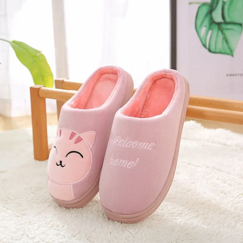 Chaussons,Pantoufles de Couple de dessin Animé pour la maison ...