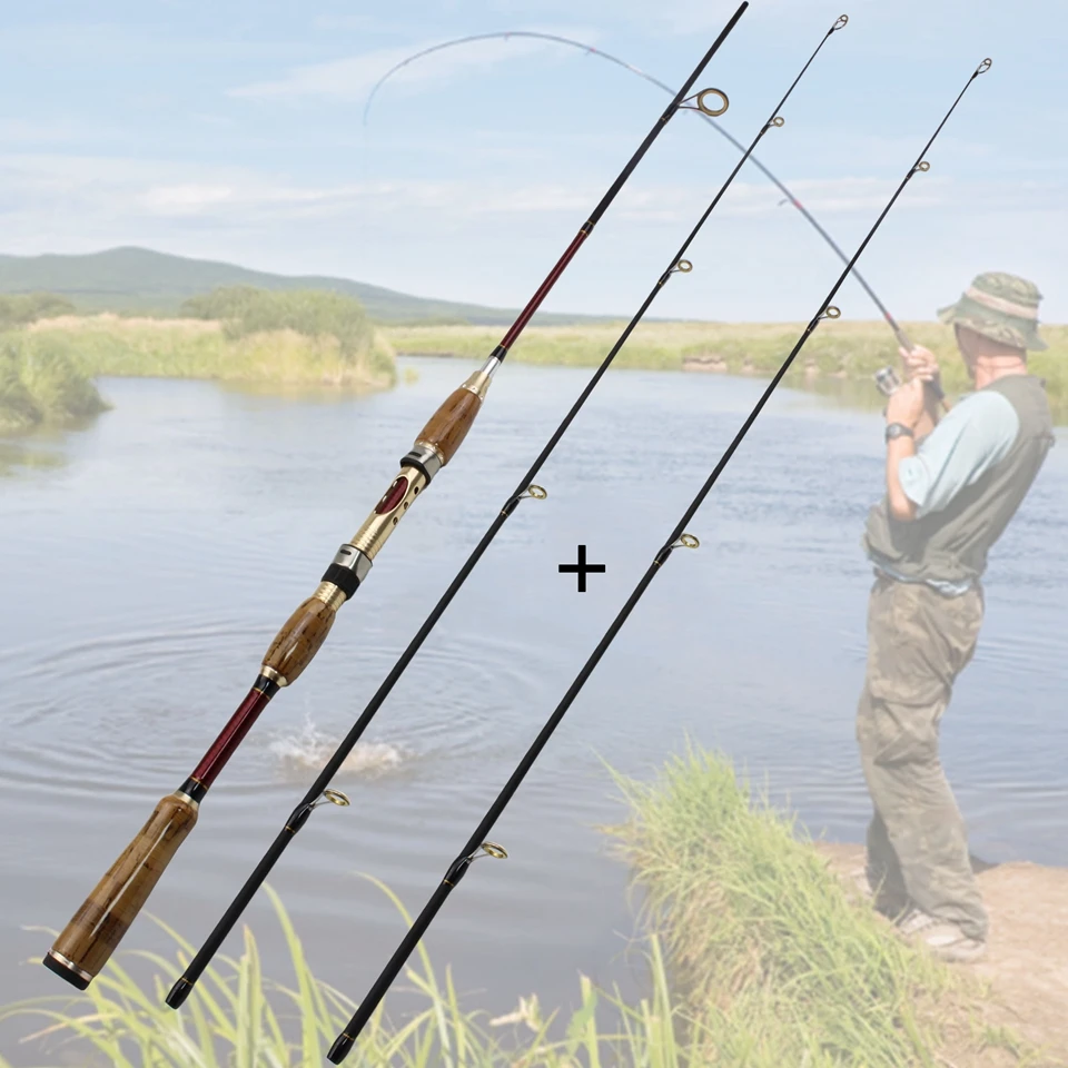 High-Quality-adjustable-1-8M-2-1M-lure-fishing-rod-High-Carbon-Spinning ...