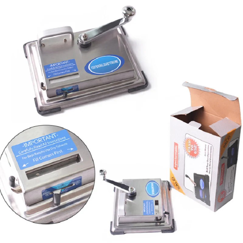 Stainless-Steel-Rolling-Machine-for-Tobacco-Cigarettes-Hand-crank ...