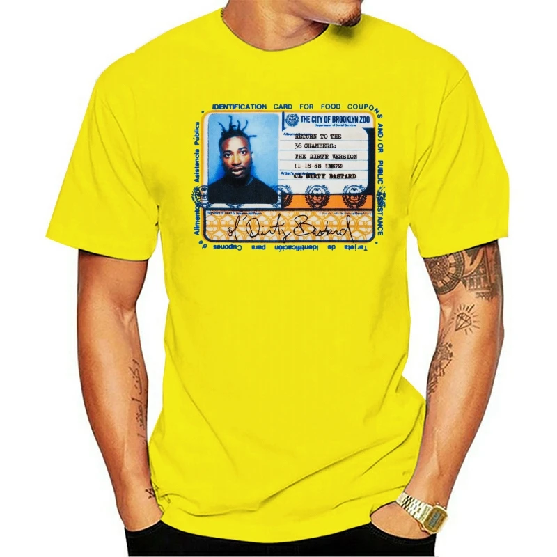 ODB Album Cover Ol Dirty Bastard Ticket For Food Stamps Men's T Shirt ...