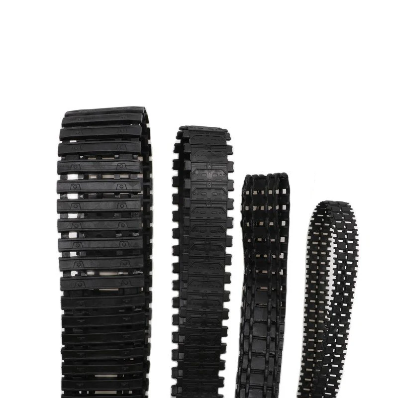 1PCS 36/37/42/57/66cm Closed Rubber Tracks DIY Tank Model Robot Toys ...