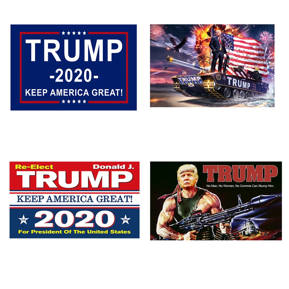150*90cm Trump Flag Trump 2020 Keep America Great Donald For President ...