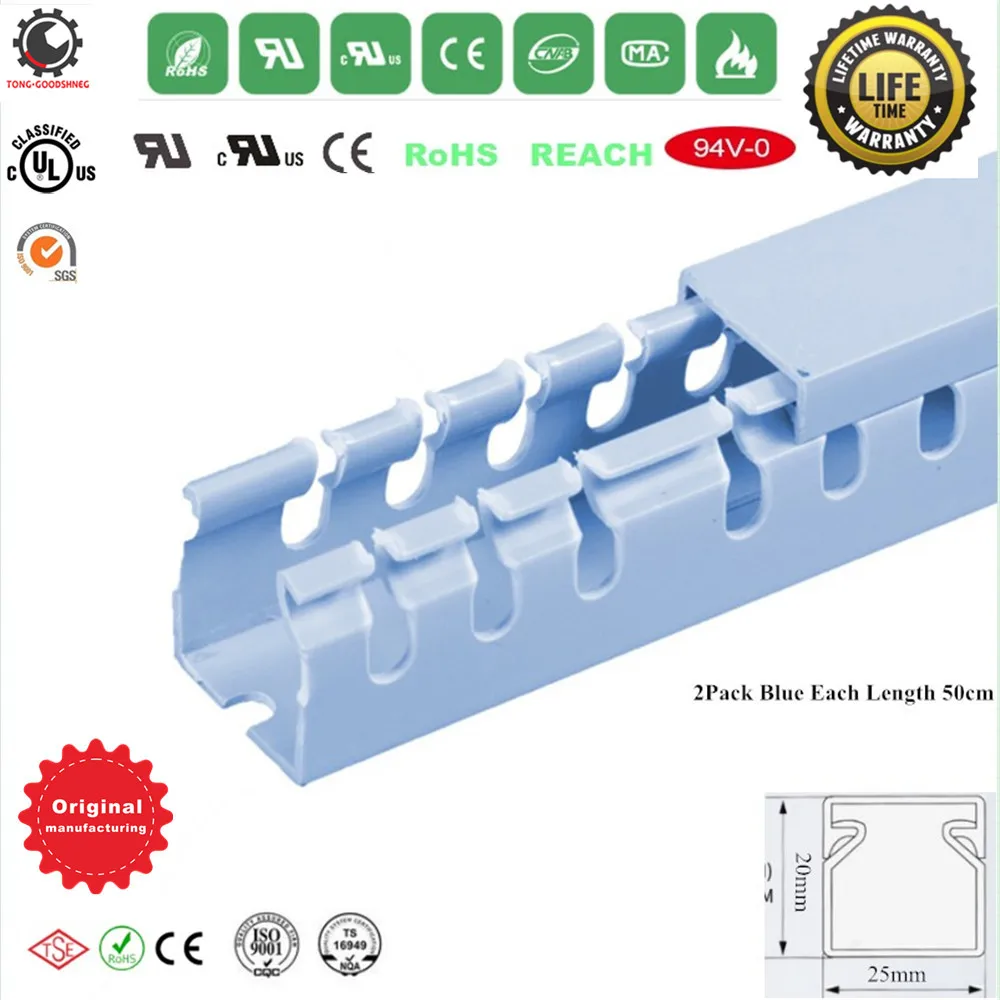 Cable Raceways Server Rack Cable Management Finger Duct w Cover Open ...