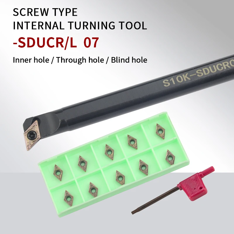 -SDUCR/L Internal Turning Tool Holder S10K/S12M/S14N/S16Q/S20R-SDUCR Boring Bar DCMT Carbide ...