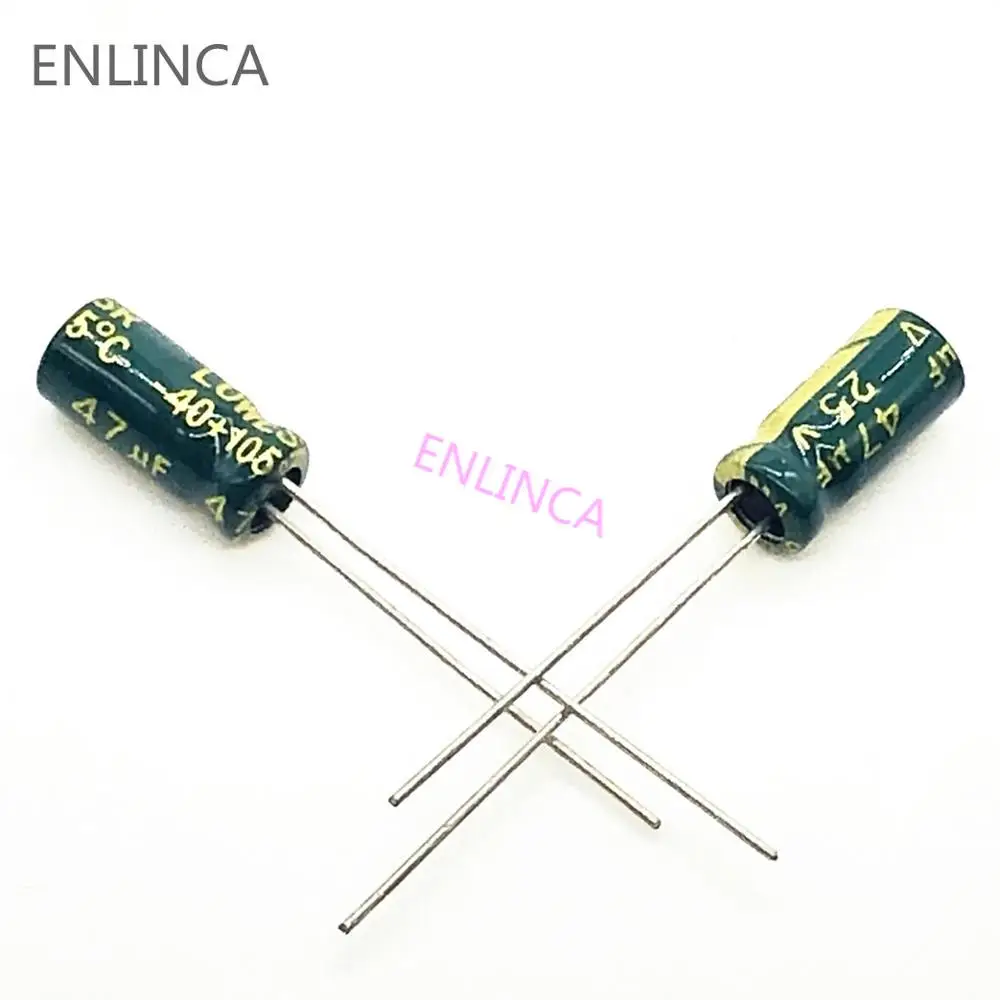 20pcs/lot s71 25V 47UF Low ESR/Impedance high frequency aluminum ...