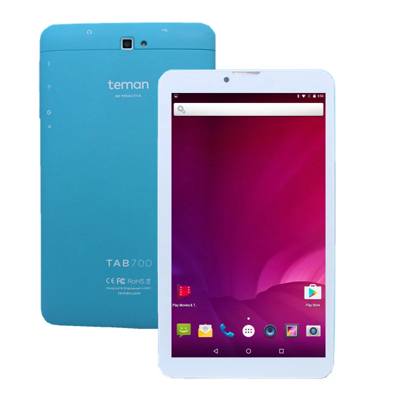 7 дюймов 4G LTE планшетный ПК MTK8735 четырехъядерный 1 Гб+ 8 Гб gps HD ...
