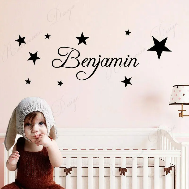 Ki-iselle-tirilmi-bebek-ad-karikat-r-y-ld-z-duvar-Sticker-vinil-ev ...