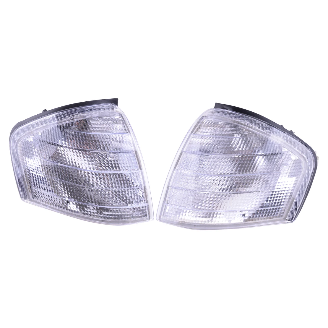 1 쌍의 자동차 지우기 코너 신호등 램프 2028261143 2028261243 메르세데스 벤츠 C 클래스 w202에 적합 ...