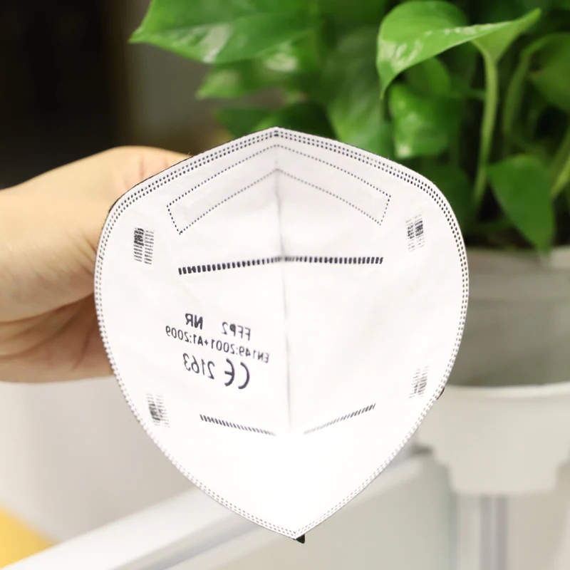 Black FFP2 Mask 5 Layers CE FPP2 Mask Dust Mask FPP2 KN95 Protective 10 ...