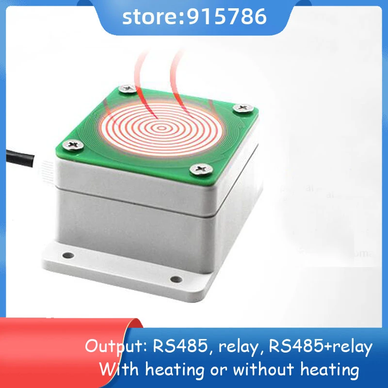 Rain and snow sensor, rain, snow storm detection transmitter, RS485 or relay output with heating ...