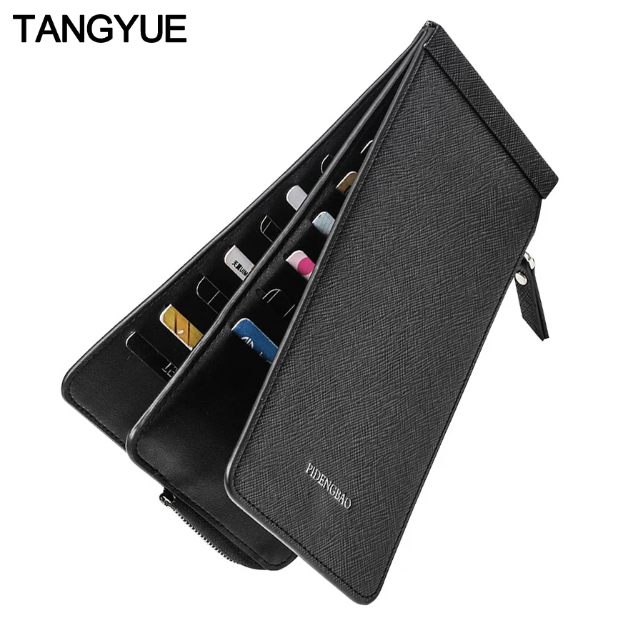 Tarjetero-largo-y-delgado-para-hombre-y-mujer-billetera-para-tarjetas ...