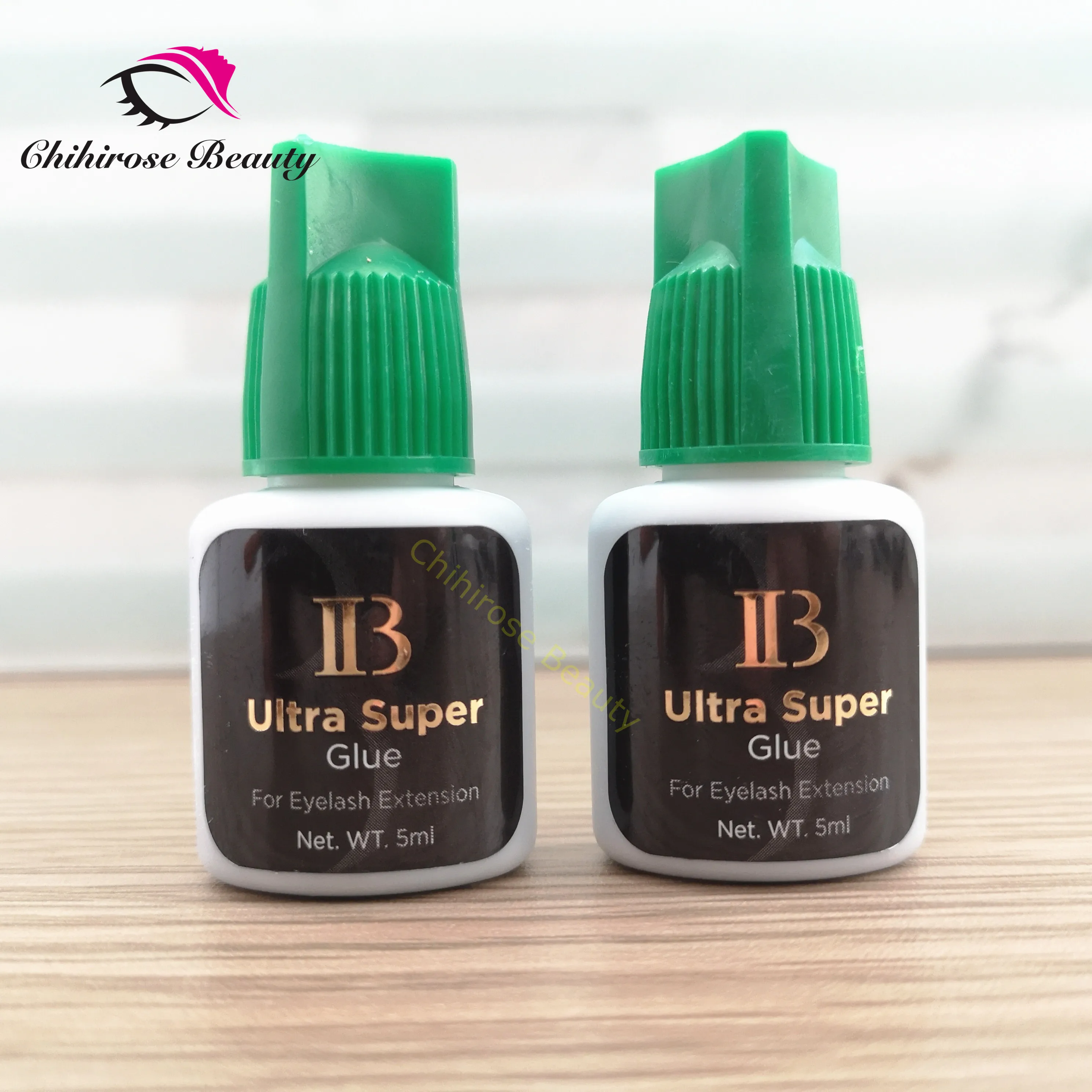 Ibeauty pegamento de extensión de pestañas de secado rápido, pegamento Ultra súper para ...