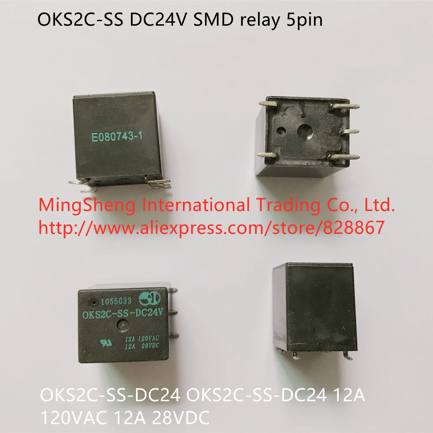 Relais-5-broches-DC24V-100-OKS2C-SS-Original-nouveau-SMD-OKS2C-SS-DC24 ...