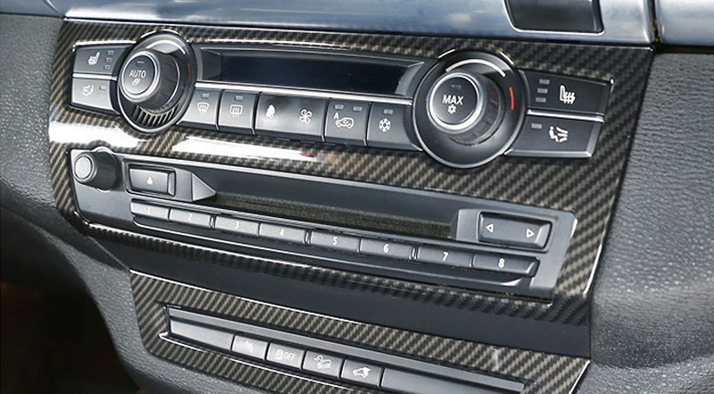 Для BMW X5 E70 X6 E71 2008-2013 карбоновое волокно стиль интерьер ...