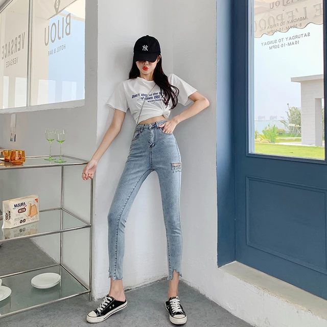 Korean Fashion Style For Girls Jeans