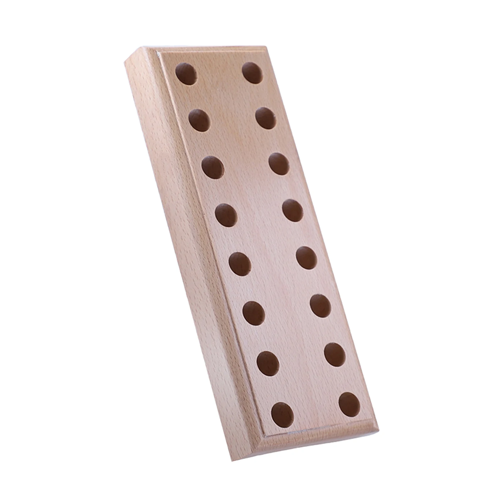 Plier Organizer Easy Apply 16 Holes Solid Convenient Wood Pliers Block ...