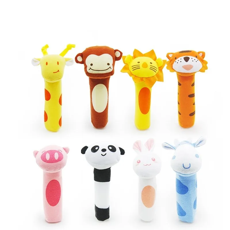 6 Chinese Styles Animal Stuffed Toy Baby Cute Giraffe Tiger Lion Rabbit ...