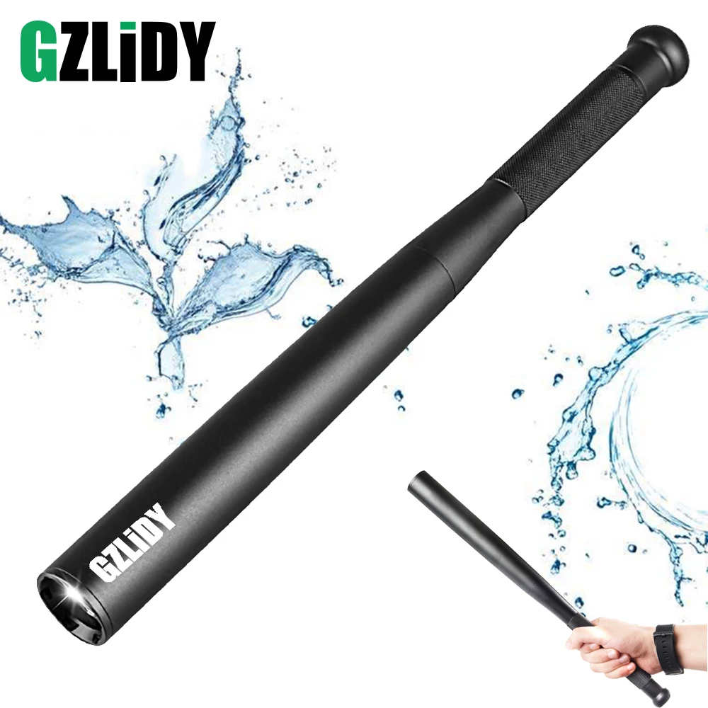 Baseball Bat LED Flashlight T6 LED torch super bright baton for ...